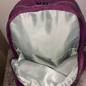 Kipling | Bags | Kipling Xl Purple Backpack | Poshmark